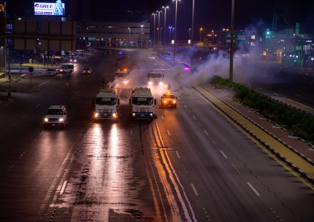 Road Sanitizing Operations In Full Swing – Axis Inspection Contracting JSC